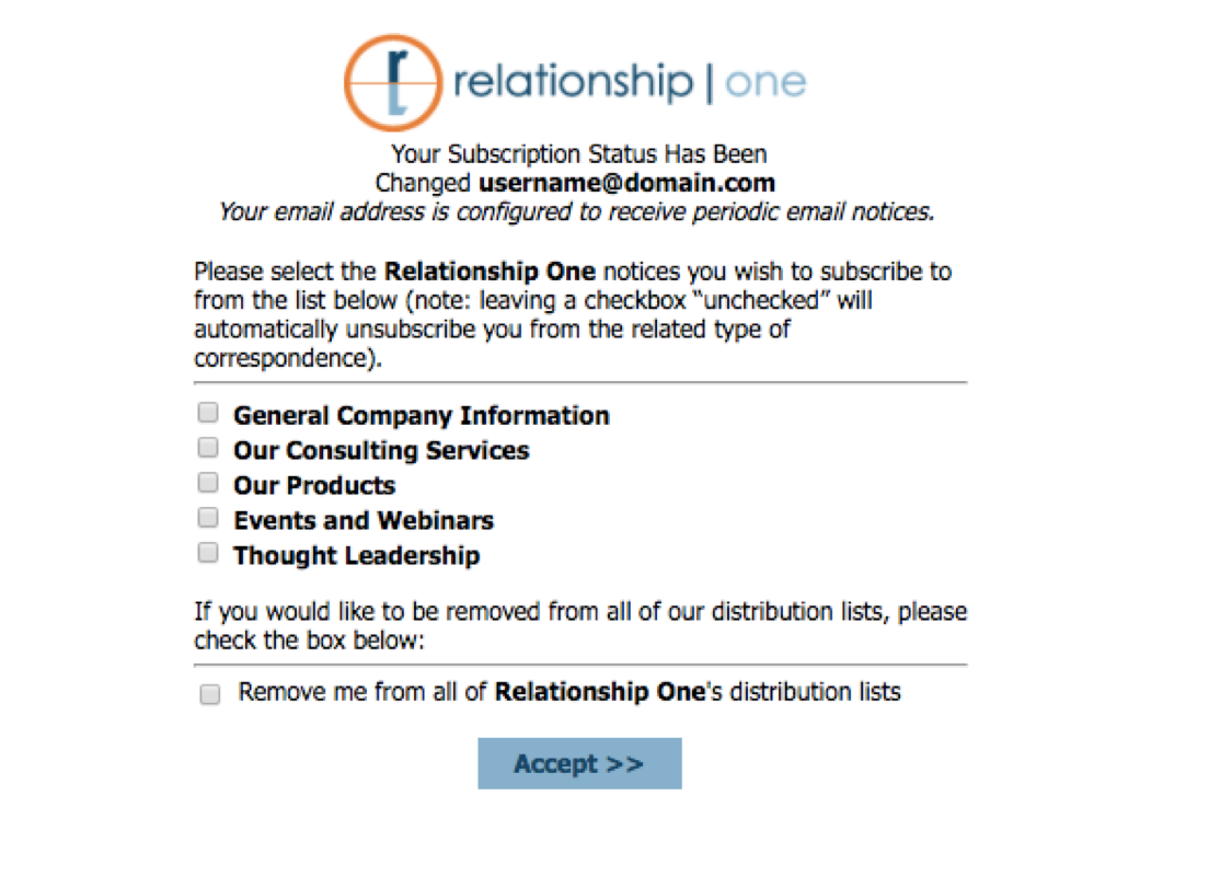 Critical Considerations for a Custom Preference Center - Relationship One